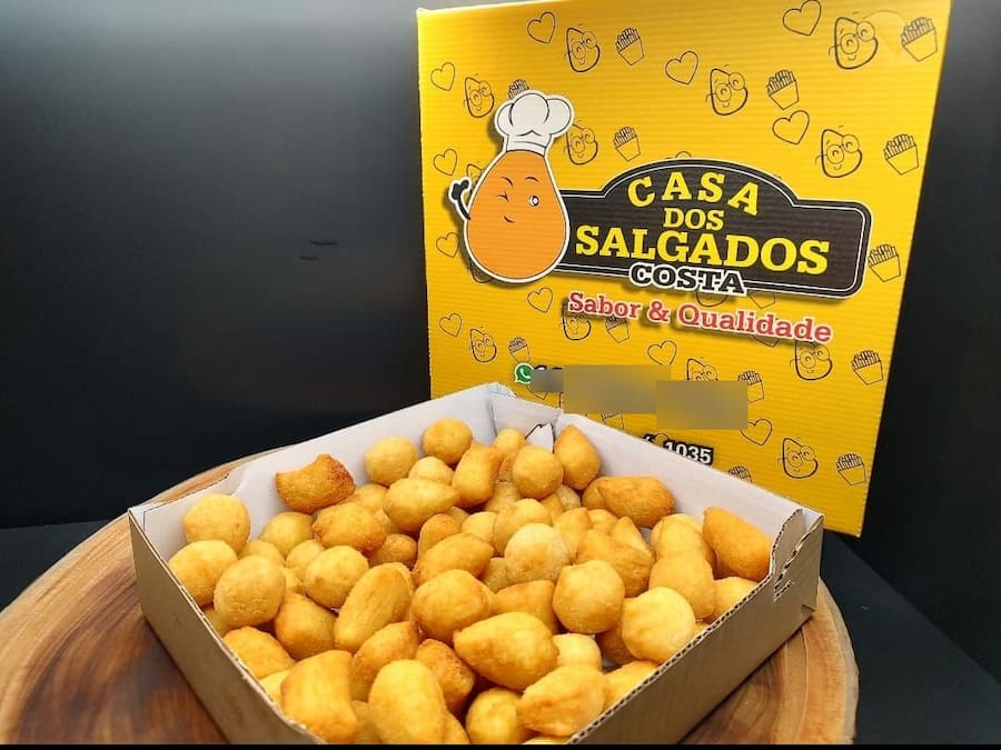 50 mini salgados: Casa dos Salgados & Hambúrgueria Costa | iFood