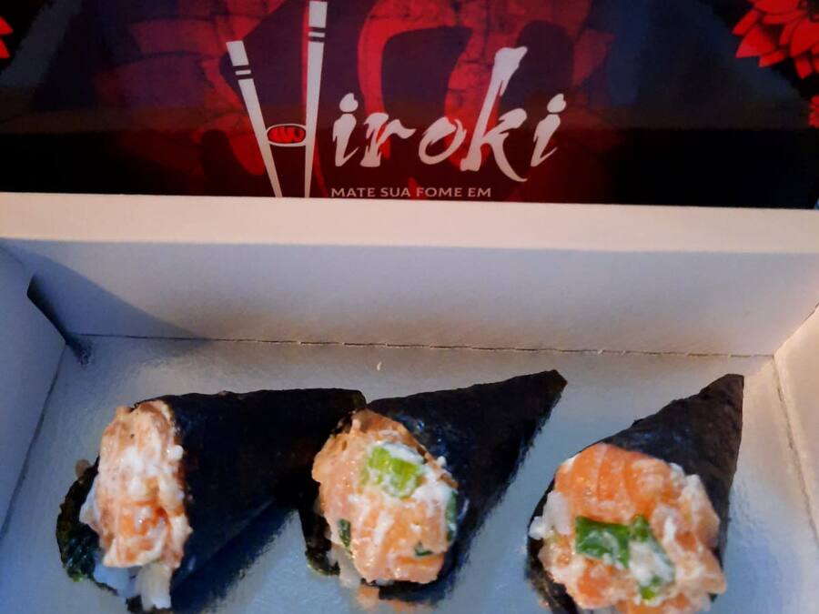 Mini Temaki Philadelphia 4un: Deliveryhiroki Sushi | iFood