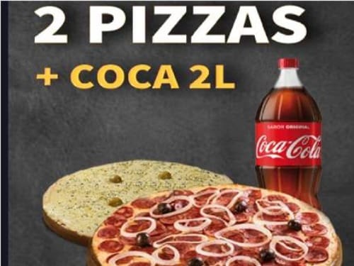 Combo Duplo + Coca Cola 2l Gratis: Pizzaria Tri Delivery Montenegro | iFood